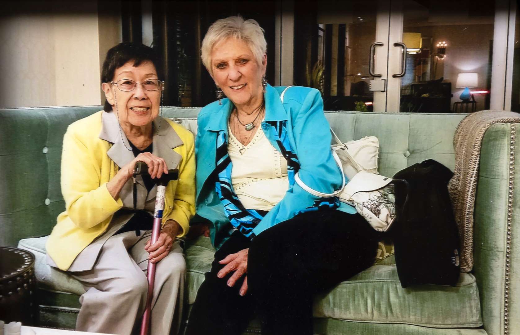 Long-lost childhood friends reunited more than 70 years after WWII tore ...