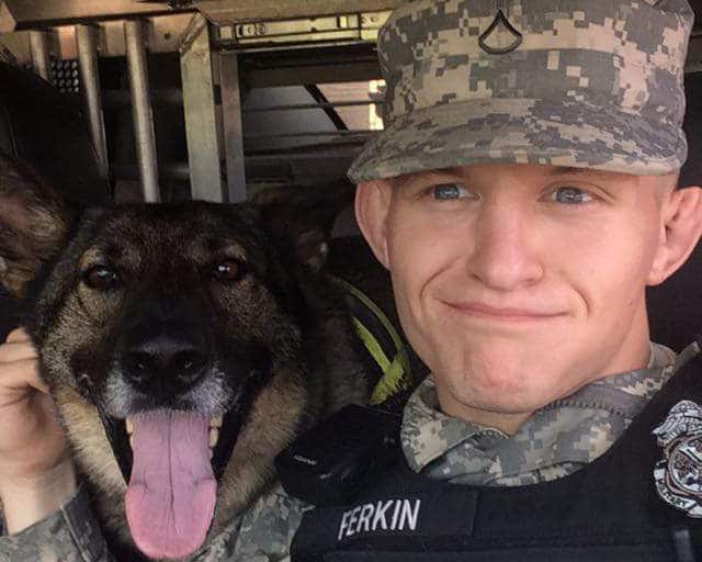 Army sergeant reunites with dog he served with in Iraq after spending ...