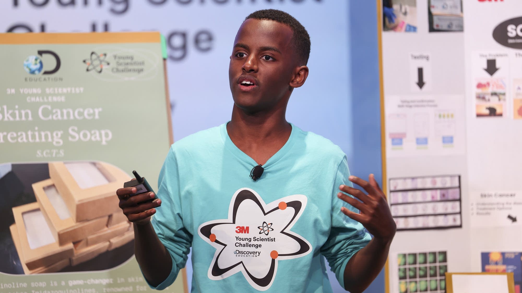 14-year-old wins 3M Young Scientist Challenge for developing skin ...